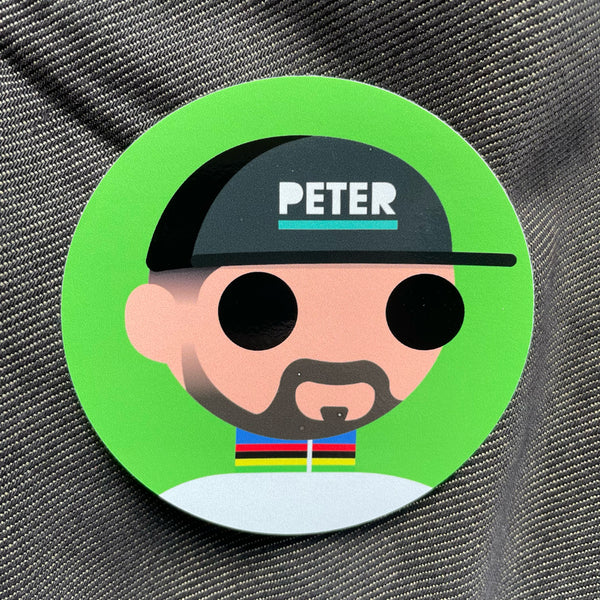 Peter vinyl sticker – Pro Cycling Trumps