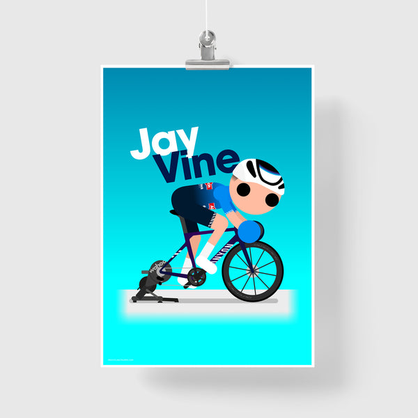 Jay Vine 2022 print – Pro Cycling Trumps