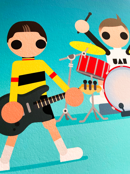 The Big 3 Flanders Rock Band 2023 print – Pro Cycling Trumps